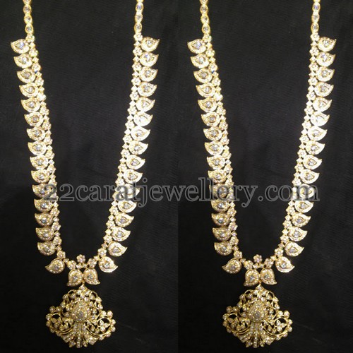 CZ Mango Mala 85 Grams - Jewellery Designs