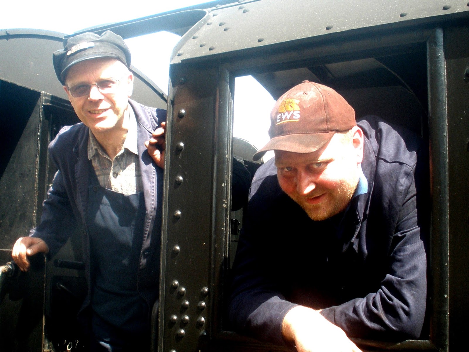 Steam Memories: Dave Coates and fireman on 80002