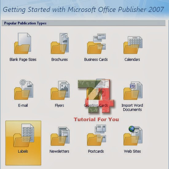 Cara Mudah Membuat Label CD Dengan Microsoft Publisher