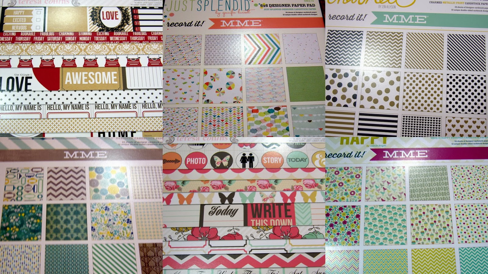 Las Casitas de Papel: Nuevas Colecciones Primavera : Basic Grey y MME