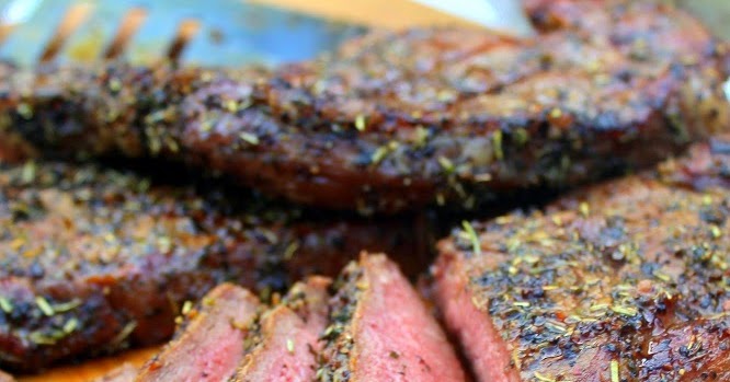 52 Ways to Cook: KC Strip Steak with Pepper and Herb Marinade - 52 ...