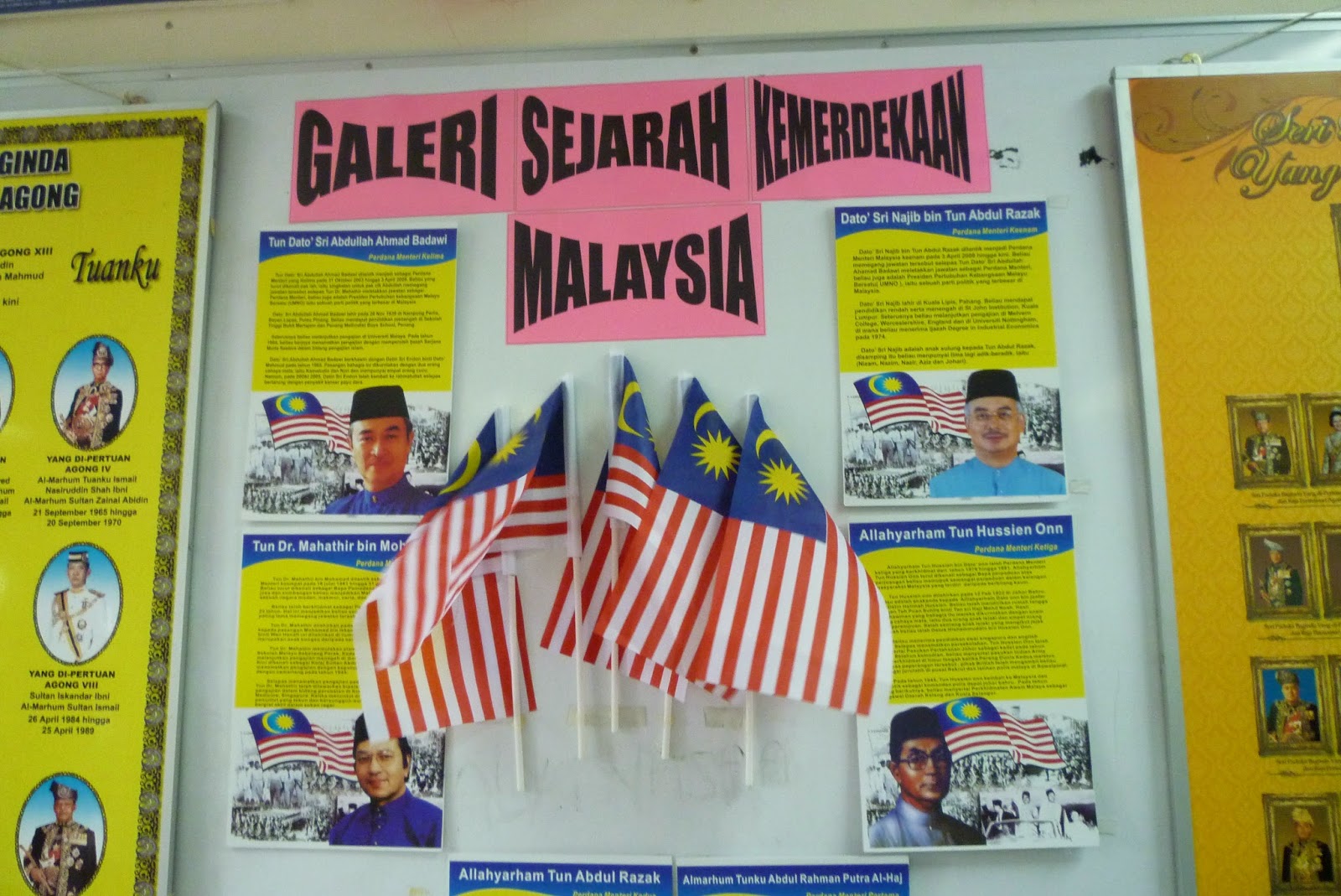 Pusat Sumber SK Pokok Sena: Sudut Galeri Sejarah Kemerdekaan