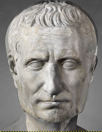 ArteFactaNews: Reconstruction of the Leiden bust of Julius Caesar