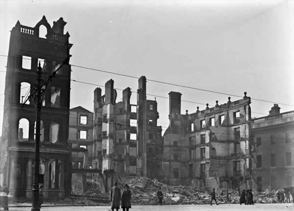 Historic Photos of Dublin After the 1916 Easter Rising ~ Vintage Everyday