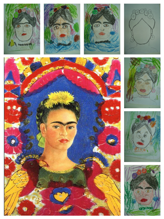 Kindergarten Art Class: ΦΡΙΝΤΑ ΚΑΛΟ "ΠΟΡΤΡΑΙΤΟ"
