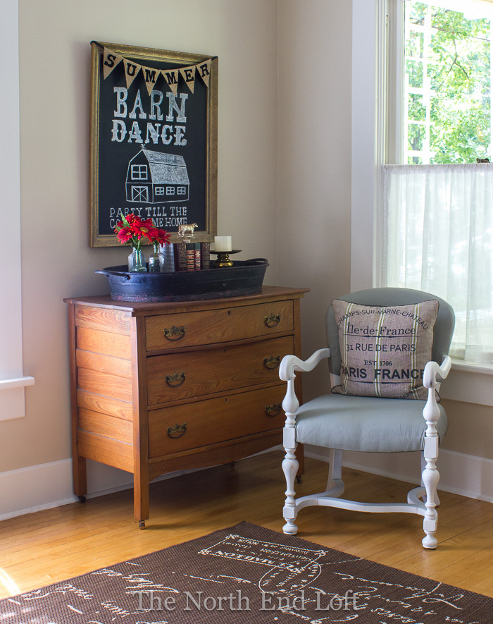 The North End Loft: Summer Barn Dance Chalkboard Art