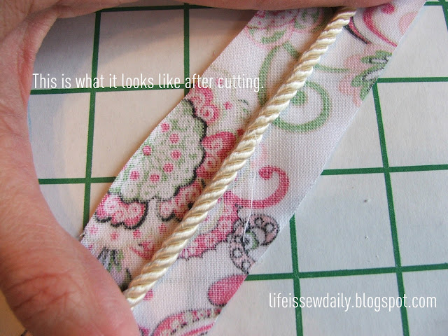 Life is {Sew} Daily: How to Make Cording {Tutorial}