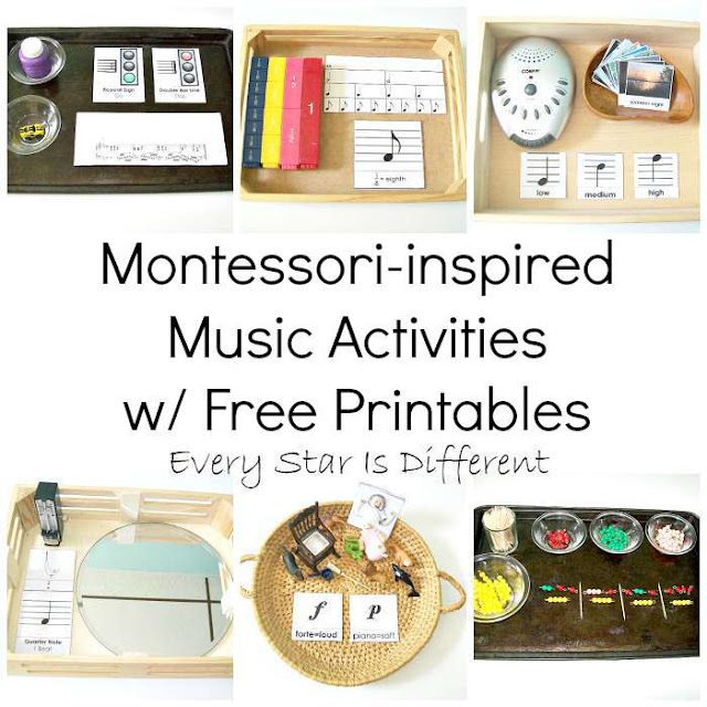 Montessori-inspired Music Activities with Free Printables - Every Star ...