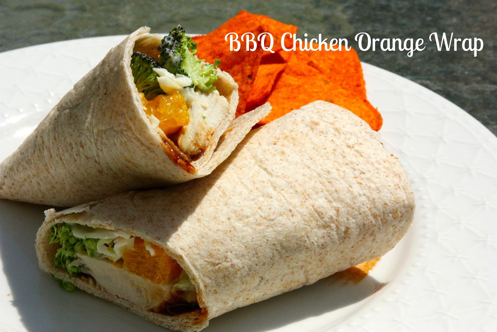 My Recipe Box: BBQ Chicken Orange Wraps