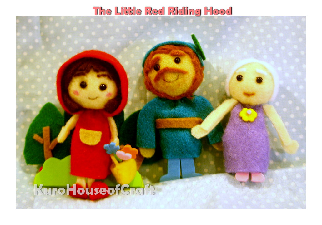 KuroHouse of Craft: The Little Red Riding Hood - Finger Puppet