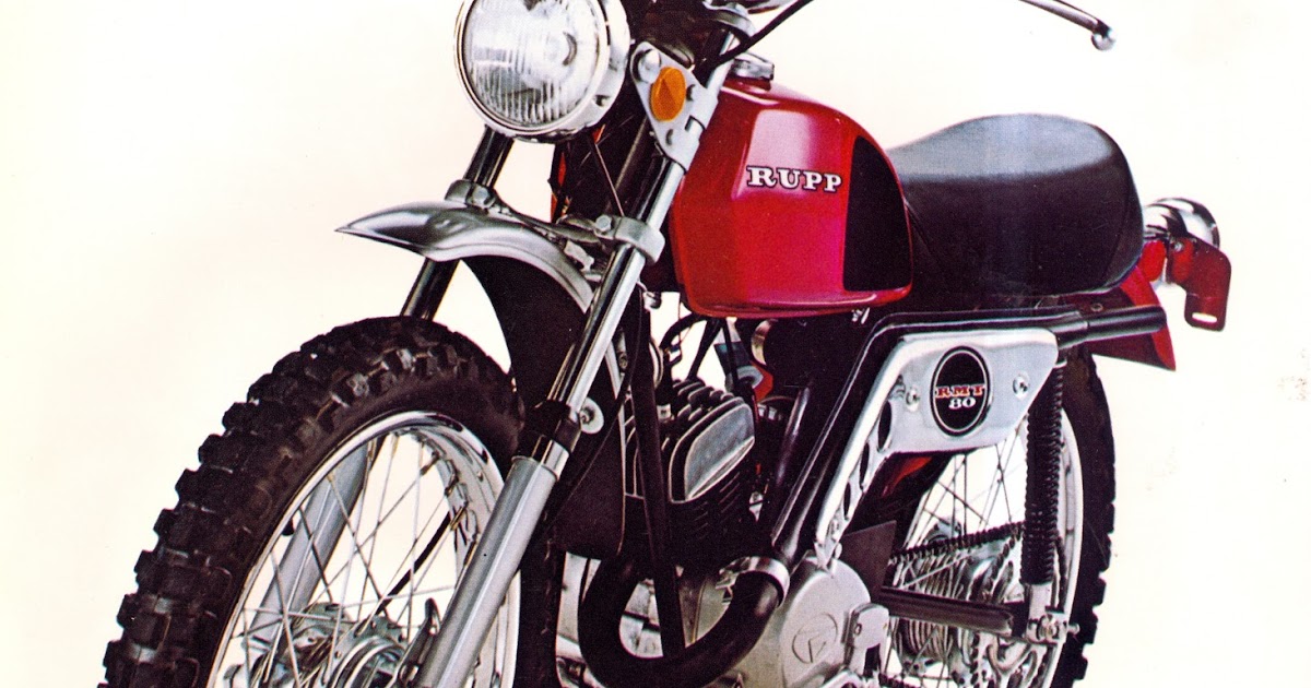 CLASSIC SNOWMOBILES OF THE PAST: RUPP RMT 80 MOTORCYCLE