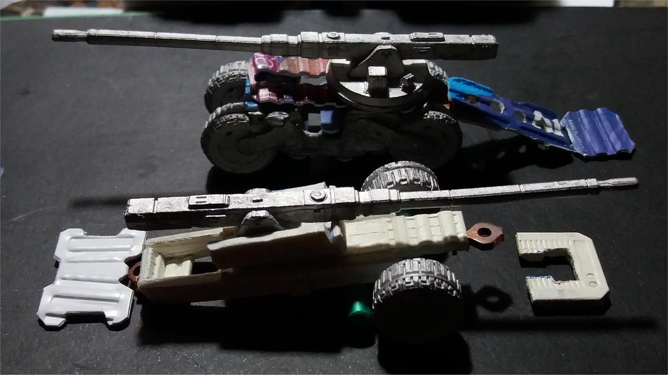 Zee & Army: Quad Mobile Rail Gun & Rail Gun Limber