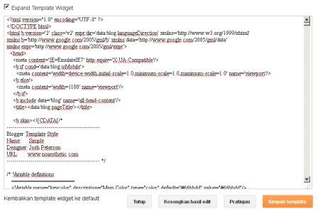 lika Liku Blogger: Cara Mengubah Ukuran Teks Header Pada Blogspot
