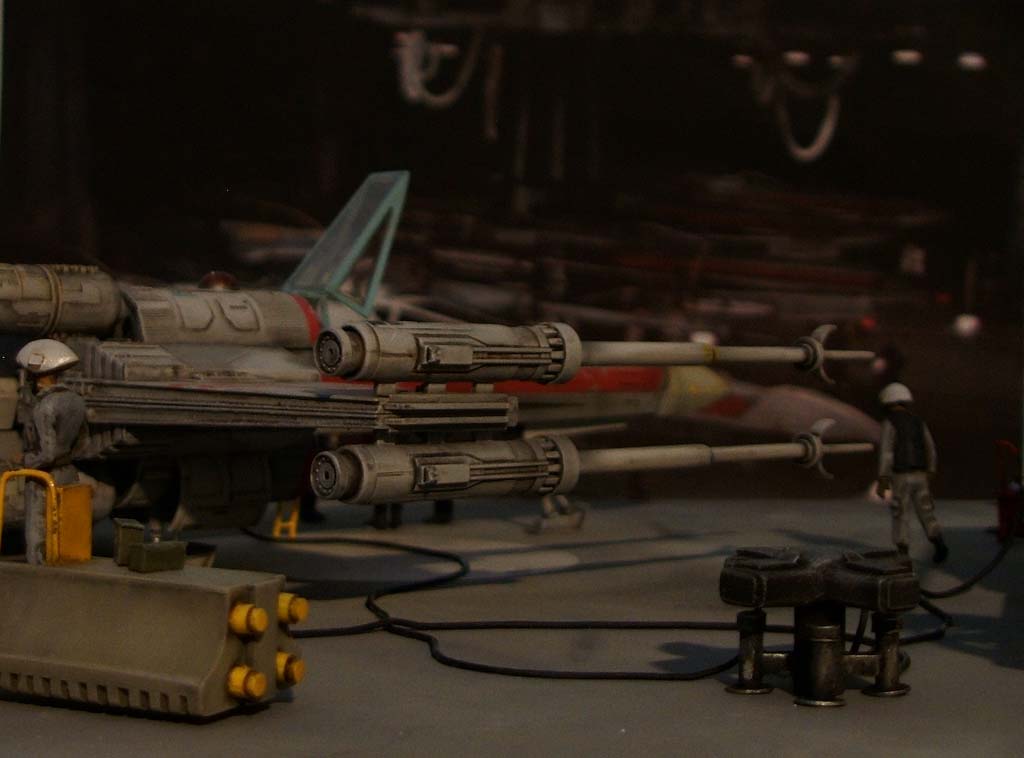 Land Sea Air & Space: STAR WARS Yavin rebel hangar