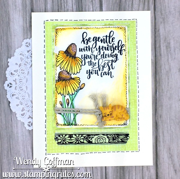 Stamping Rules!: Be Gentle Friendship Card