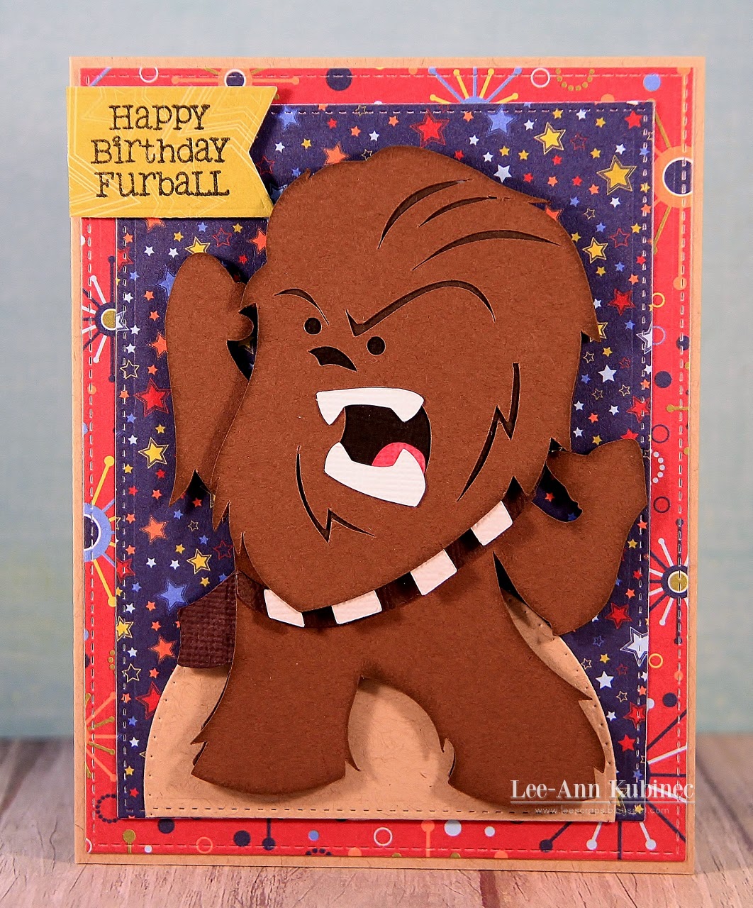 Snappy Scraps: Happy Birthday Furball