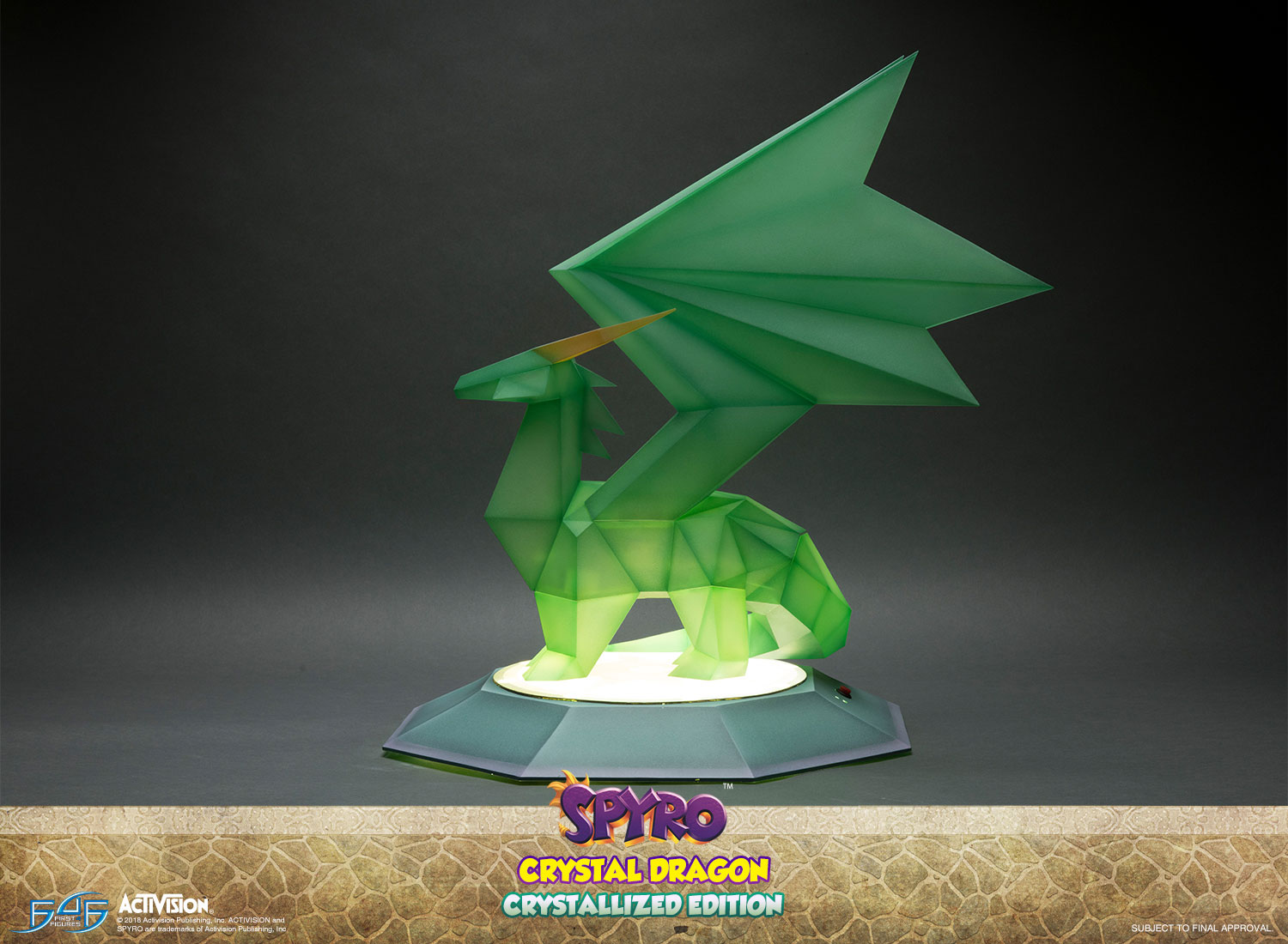 Spyro the Dragon - Crystal Dragon Statue (First 4 Figures)