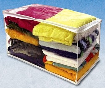 Always Organizing: Reuse Plastic Linen Zipper Bags