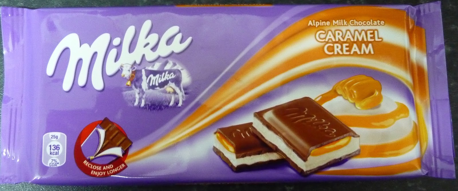 Something to look forward to: Milka Caramel Cream