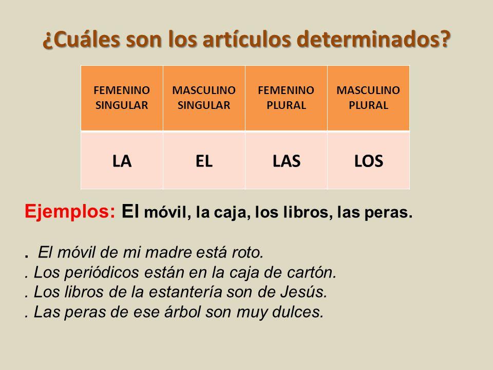 La clase de Marta: ARTÍCULOS DETERMINADOS