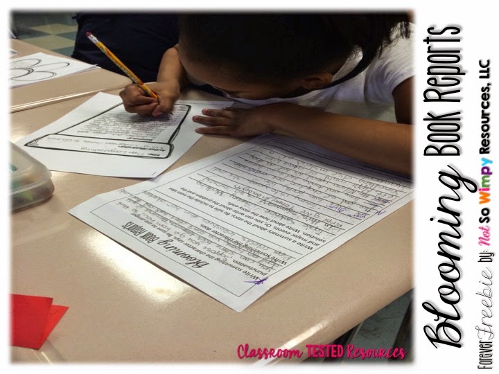 Spring into Literacy with a Blooming Book Report | Classroom Tested ...