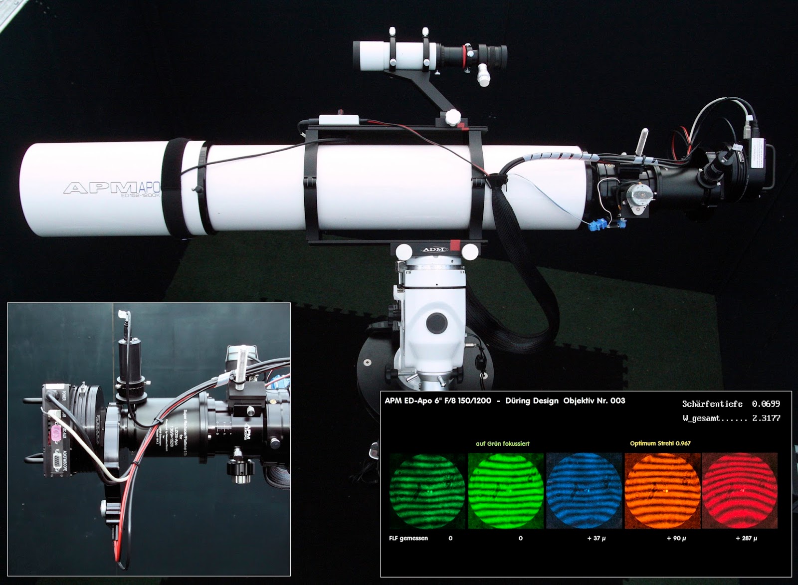 interstellar medium: APM 152-1200ED APO Doublet