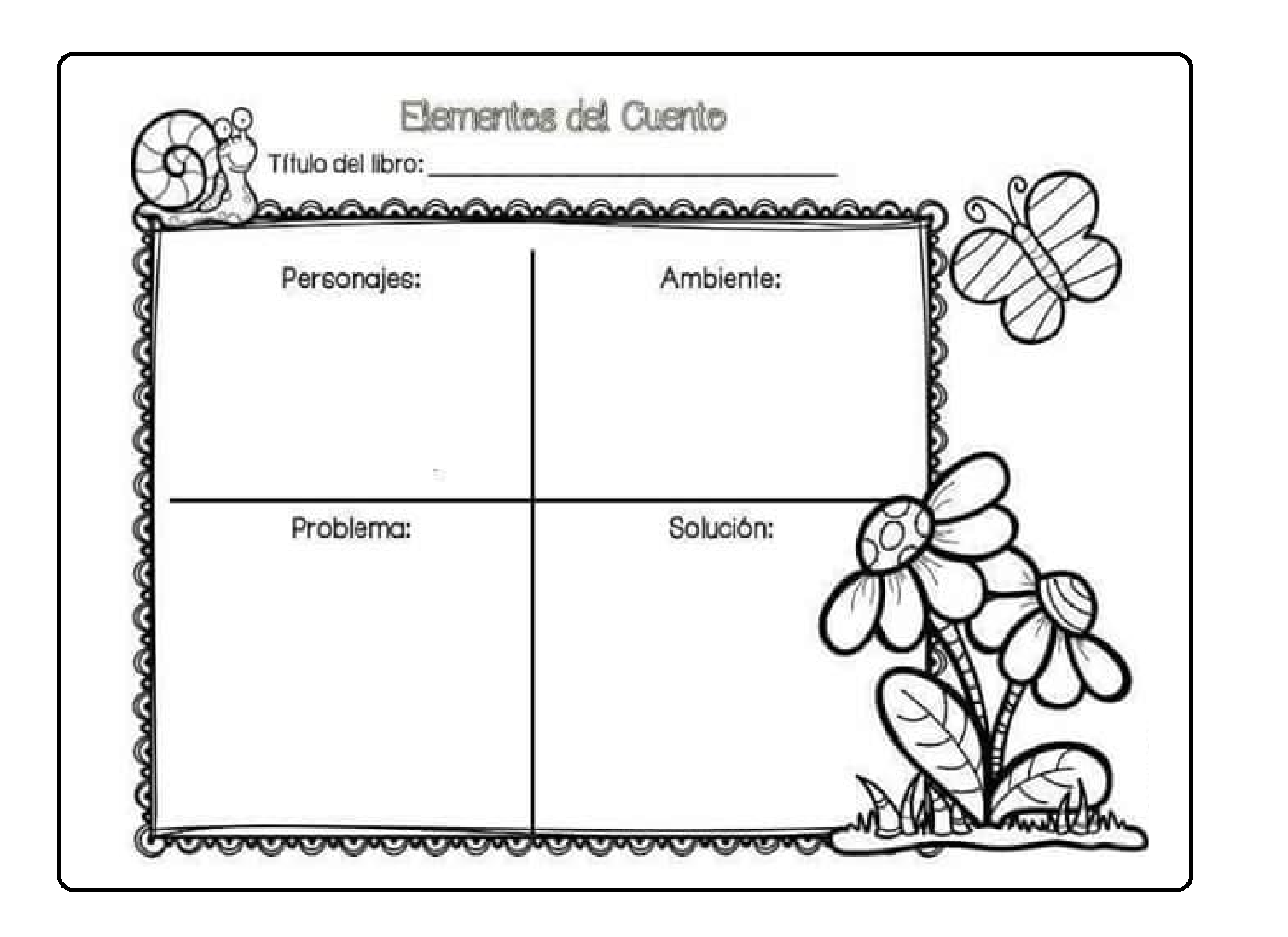 ELEMENTOS DE UN CUENTO