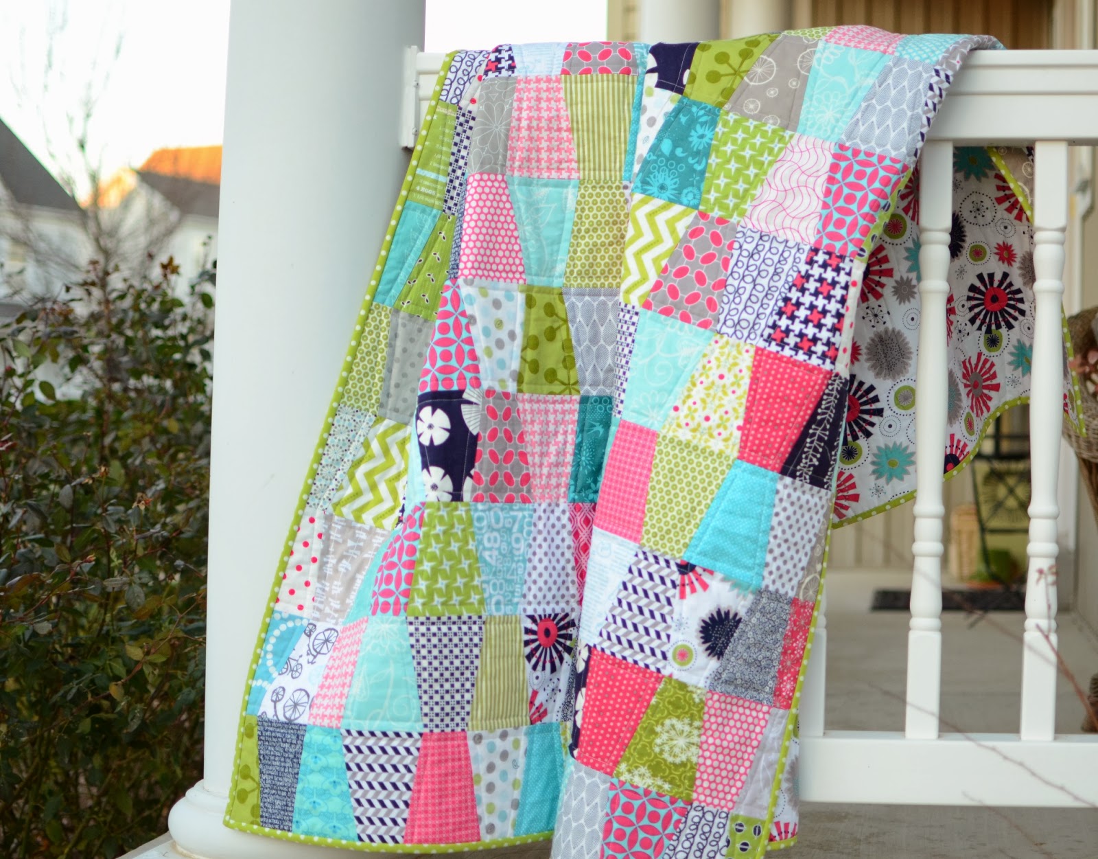 Hyacinth Quilt Designs: My Tumbler Quilt