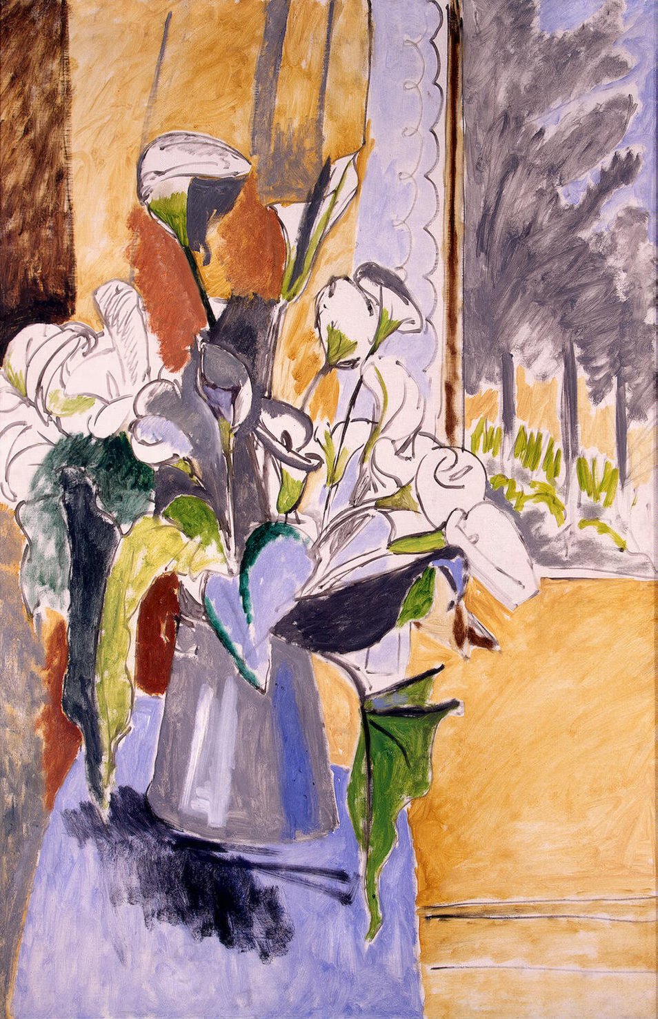 Bouquet of Flowers on a Veranda - Henri Matisse | Endless Paintings