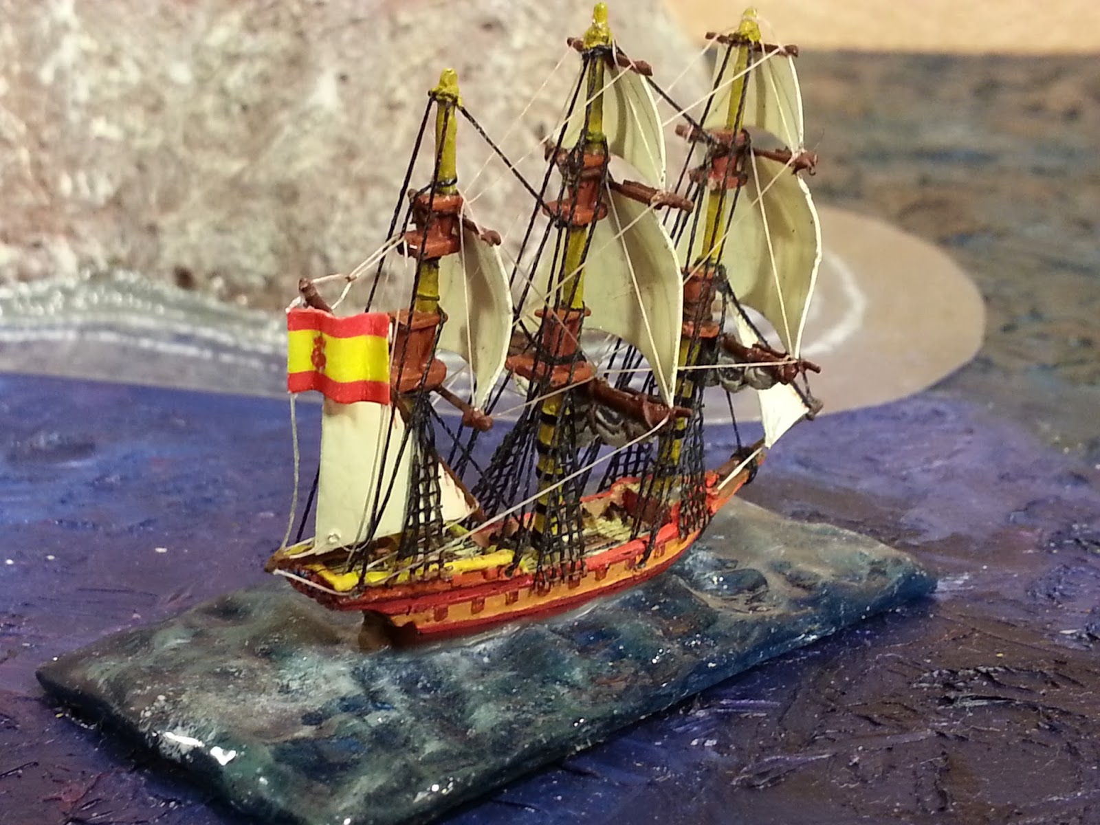 A Miniatures Hobby Room: Langton Ship Rigged Xebec Frigate