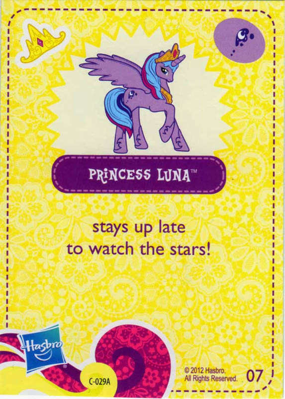MLP Princess Luna Blind Bag Cards | MLP Merch