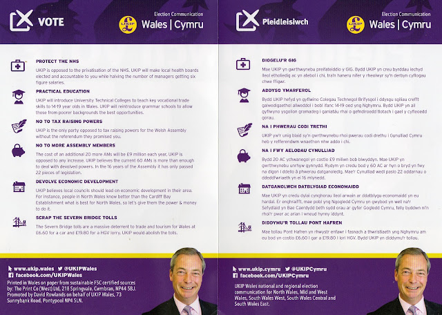 National Left: Two Election Leaflets for Ponty and two different ...