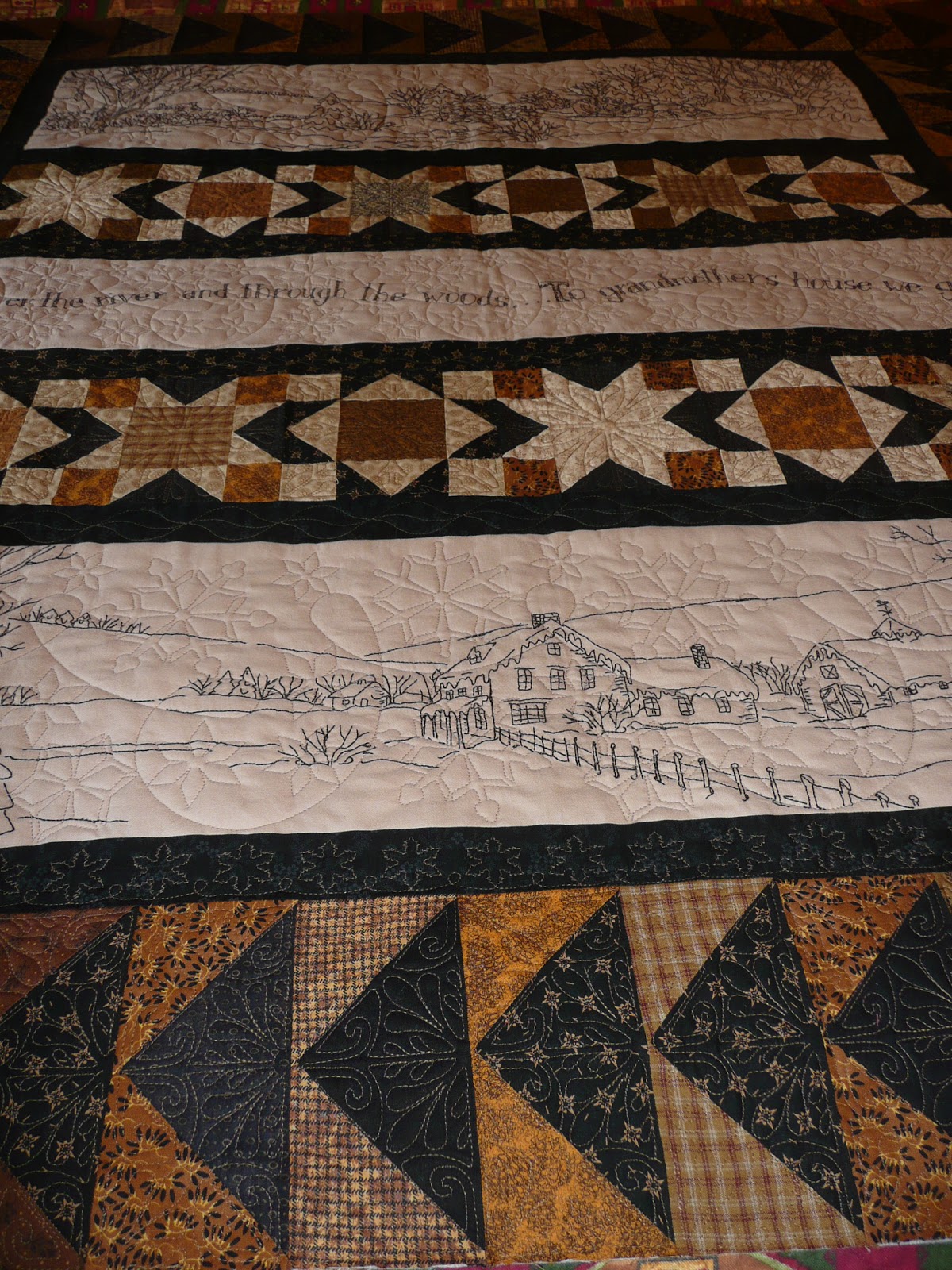 Acorn Ridge Quilting: Over The River Quilt