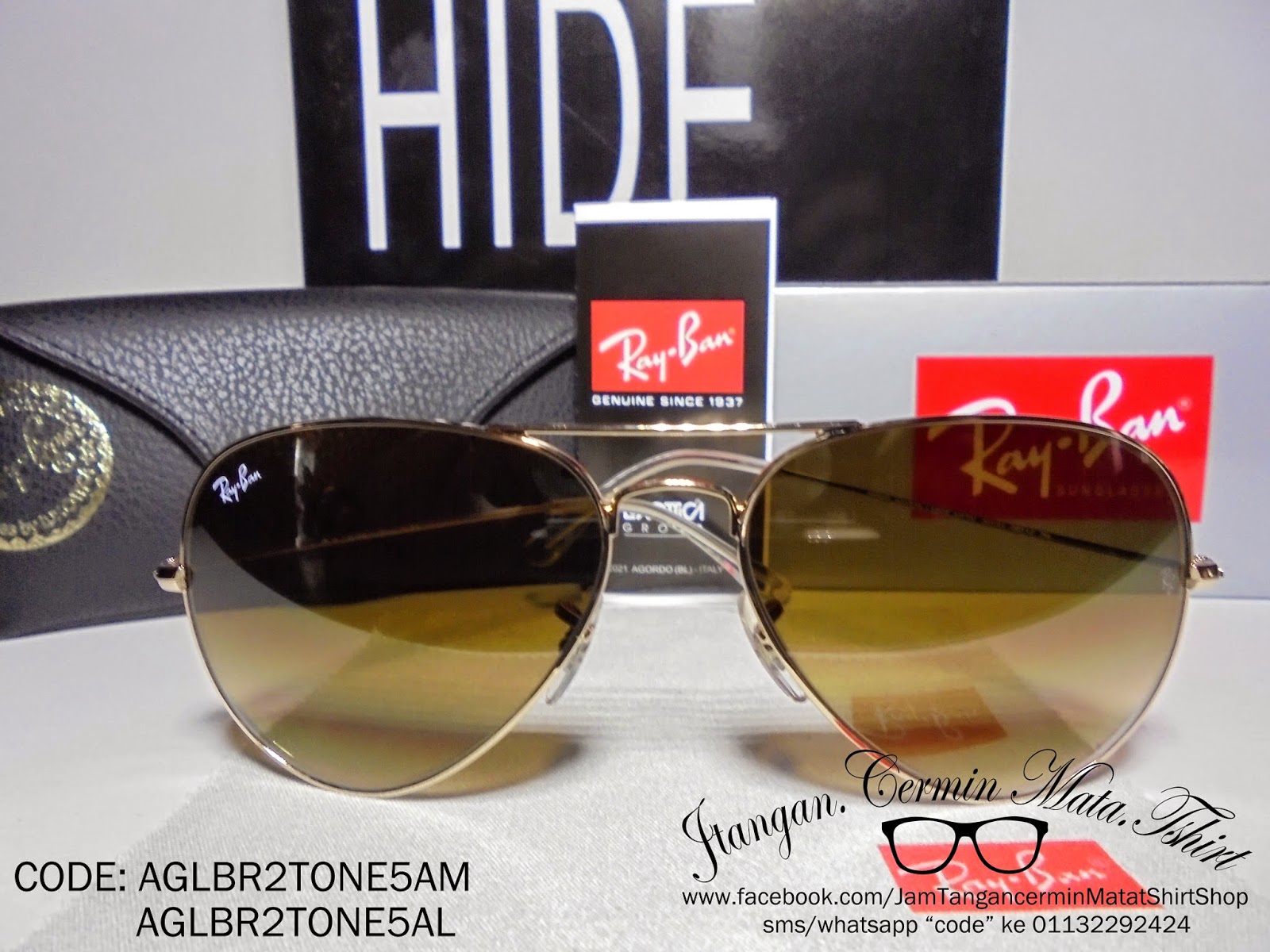 KOLEKSI CERMIN MATA RAY BAN: RAY BAN AVIATOR LARGE METAL COLLECTIONS