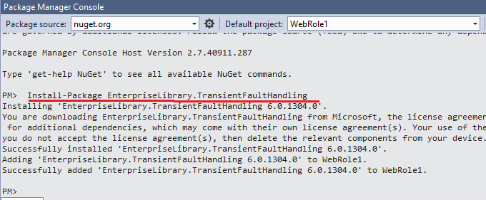 Sanganak Authority: Transient Fault Handling with SQL Azure and Entity ...