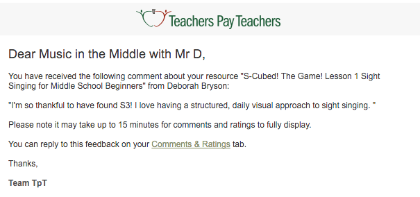 Testimonials about my Sight Reading and Sight Singing Program S-Cubed ...