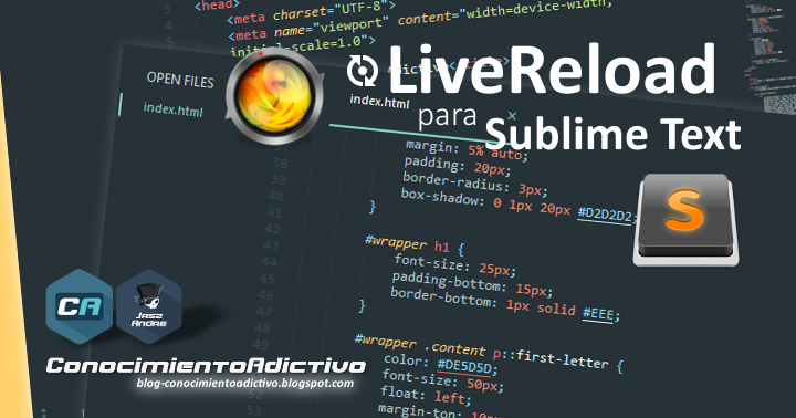 Instalar Live Reload en Sublime Text 3 - Actualización automática de una página web al guardar ...