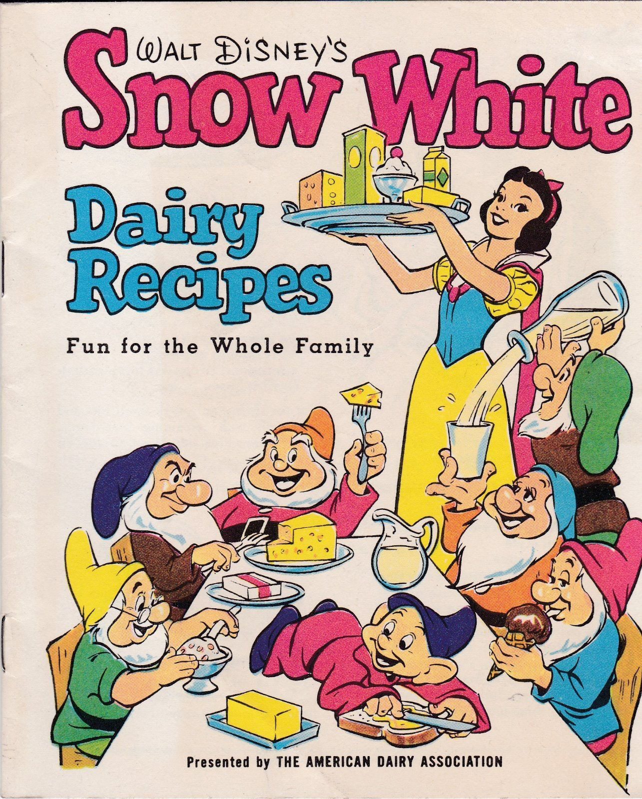 Filmic Light - Snow White Archive: 1955 Snow White Dairy Recipes Book