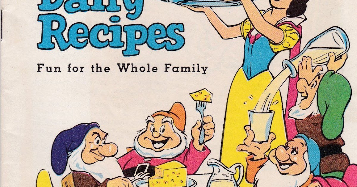Filmic Light - Snow White Archive: 1955 Snow White Dairy Recipes Book