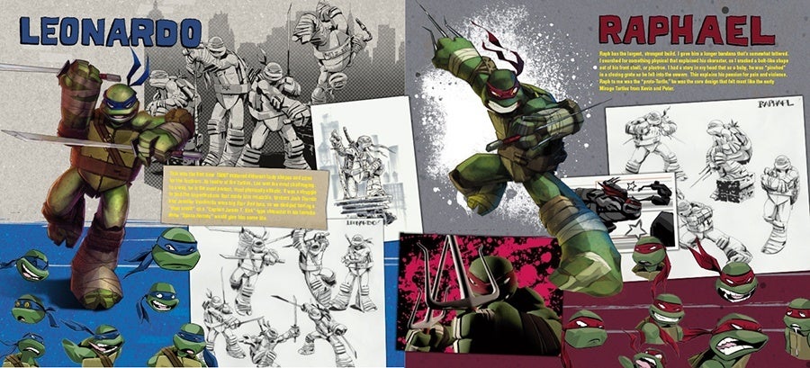 NickALive!: First Look at 'The Art of Teenage Mutant Ninja Turtles ...