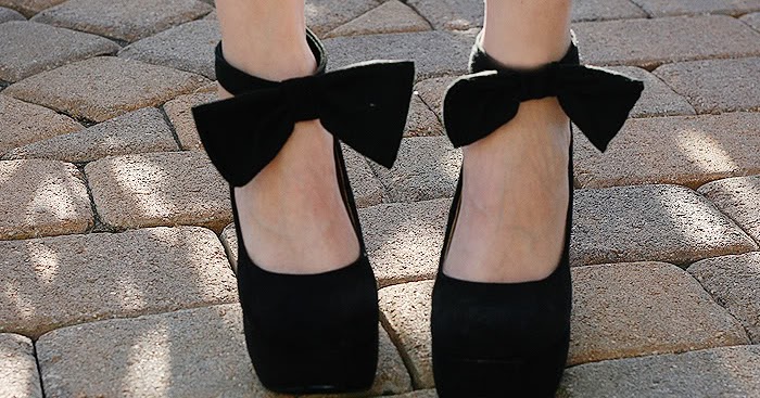 diy: the ankle bow-tie | these days