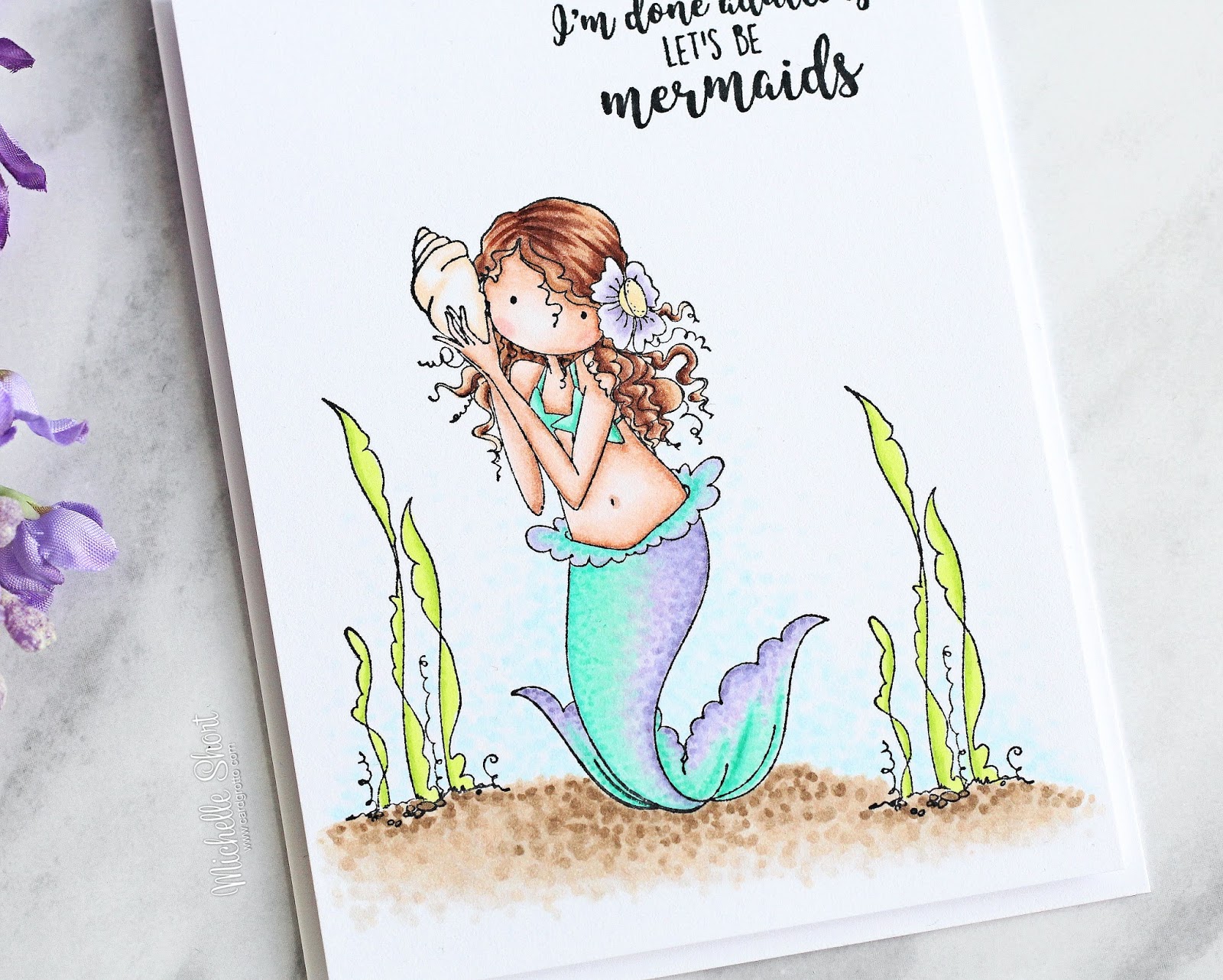 The Card Grotto: Let's Be Mermaids!