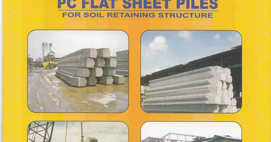 PC FLAT SHEET PILES JHS System) - Media Bangunan
