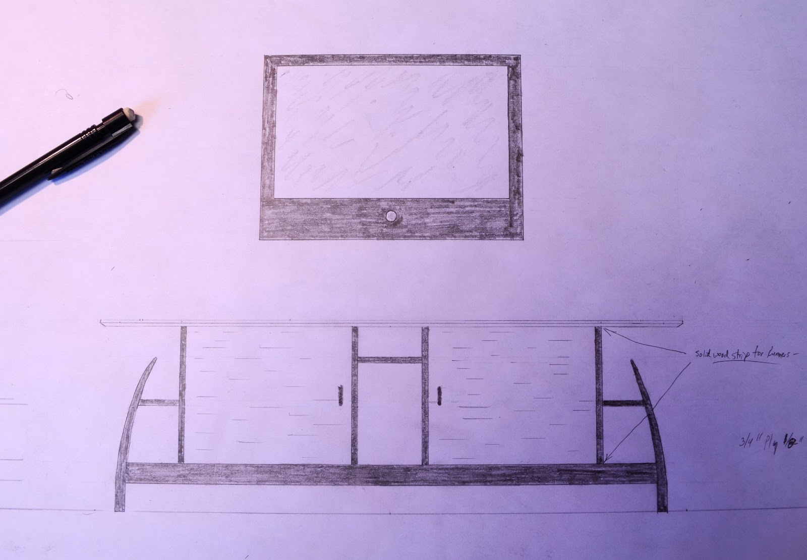TUMBLEWOOD CREATIONS: Entertainment Console - Design Phase