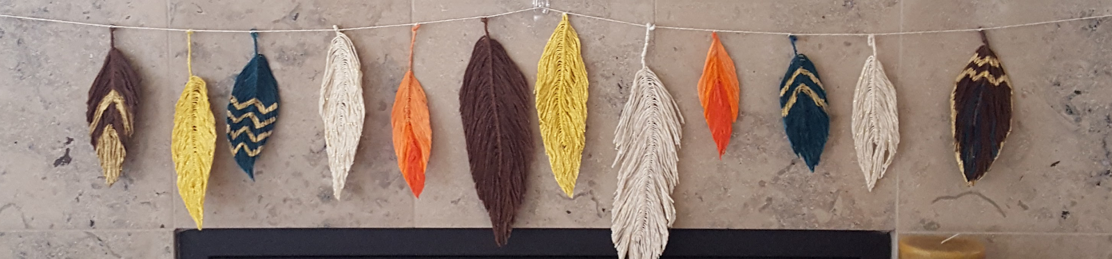Fall Feather Garland | So Much To Make
