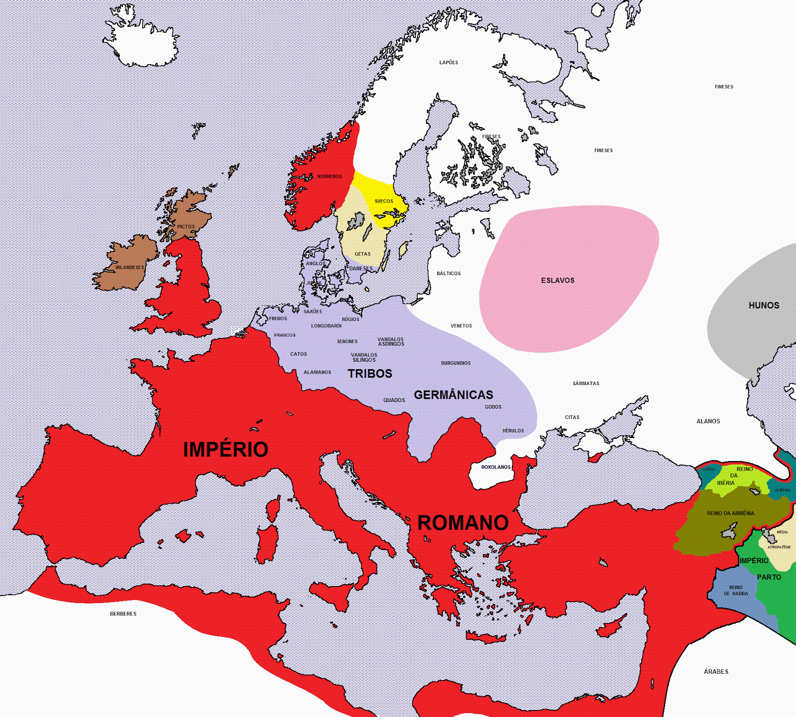 EUROPA HISTÓRICA: EUROPA - 200 dC