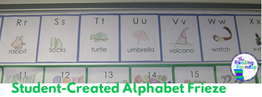 Student-Created Alphabet Frieze | The Reading Roundup