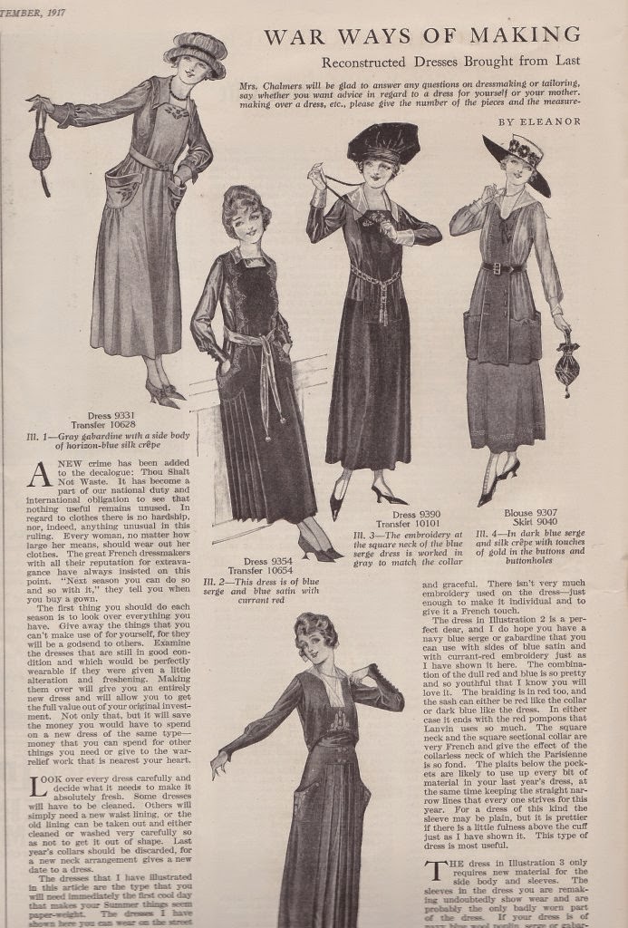 NineteenTeen: Fashion Forecast: September 1917