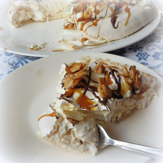 Salted Caramel Pavlova | The English Kitchen