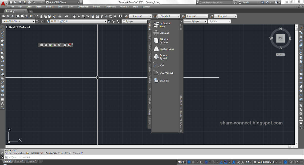 Chuyển về giao diện Classic - Autocad 2015 - CÔNG TY TNHH DV TM TV XD ...